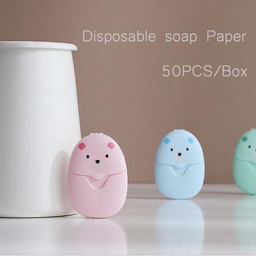 Jual Disposable Hand Washing Tablet Travel Soap Paper /Kertas Sabun ...