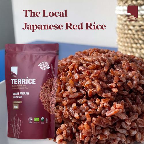 Jual Beras Merah Organik Rendah Kalori Pulen Wangi Sugar Free Terrice 1 ...