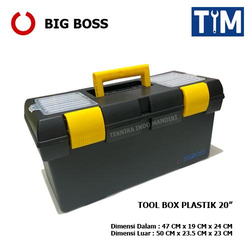 Jual BIG BOSS Tool Box Plastik 20 INCH / Kotak Perkakas / Toolbox 20 ...