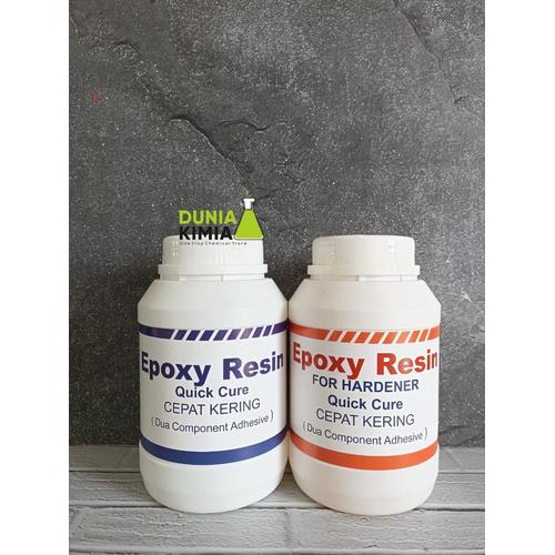 Jual Epoxy Resin A+B / Cepat Kering / Lem Beton / FAST DRY / 2KG ...