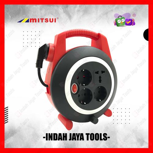 Promo MITSUI MSC 154 ATRIA Kabel Roll 10 M 4 Lubang Saklar Box Arde SNI ...
