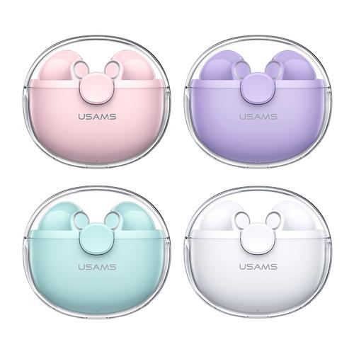 Promo USAMS True Wireless Bluetooth Earphone TWS BU12 Stereo earphones ...