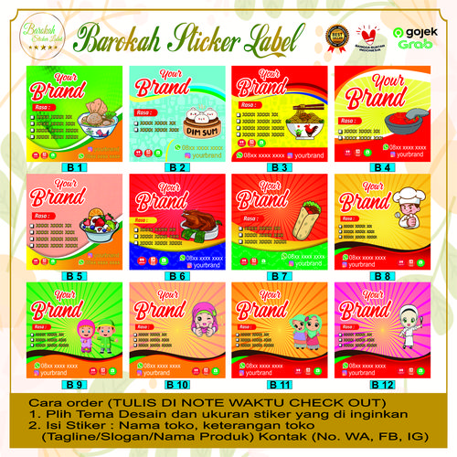 Jual Print Sticker label / Cetak Stiker label / sticker label / stiker ...