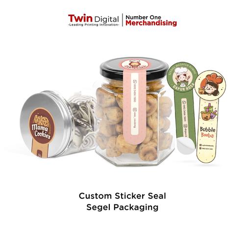Jual Sticker Seal Packaging Box Makanan - Stiker Label Segel Kemasan ...