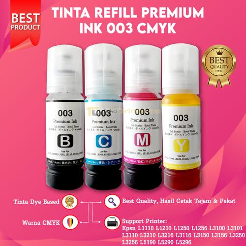 Jual Epson 003 Ink Cartridge T00V Tinta Premium Compatible Printer ...