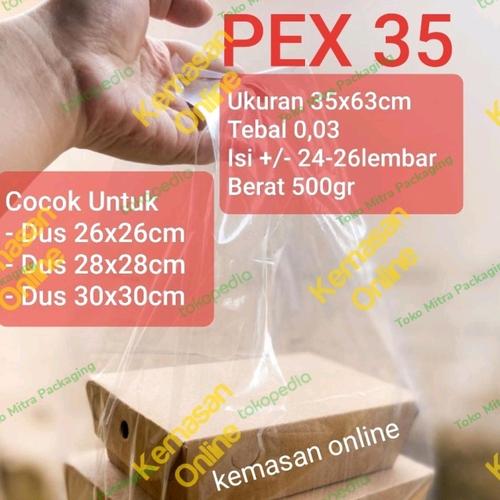 Jual Kresek Bening Bawang PEX 30/35 Kantong Plastik Thinwall Dus Donat - PEX 30 - Kota Surabaya ...