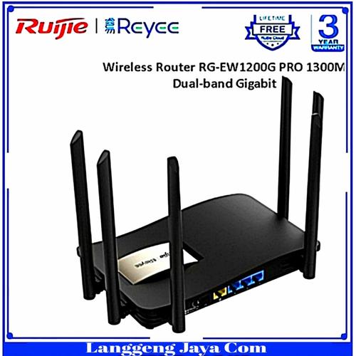 Jual Ruijie Reyee RG-EW1200G-PRO dual band gigabite wireless router ...