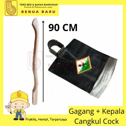 Jual Cangkul + Gagang / Cangkul Pacul Besar Alat Berkebun /Cangkul ...