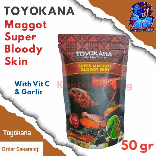 Jual TOYOKANA - SUPER MAGGOT BLOODY SKIN Maggot BSF +Vit C dan Garlic ...