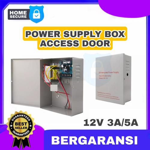 Jual Power Supply Box 12V 3A / 5A Access Door Lock | Power Access ...