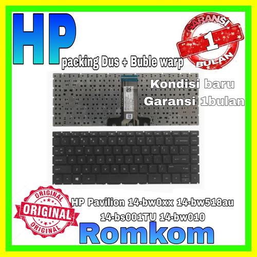 Jual Keyboard Laptop HP 14-bw0xx 14-bw518au 14-bs001TU 14-bw010au ORIGINAL - Jakarta Barat ...