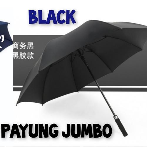 Jual 44N payung jumbo polos ultra payung jumbo lipat ultra - Hitam ...