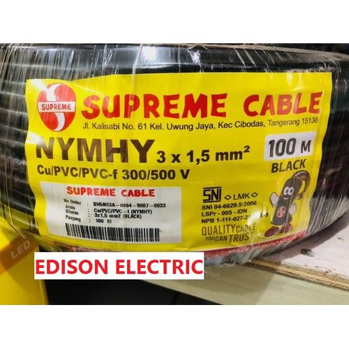 Jual Kabel NYYHY / NYMHY 3x1.5 SUPREME Serabut Per Meter / Roll 50M - 100M - METER - Kota ...