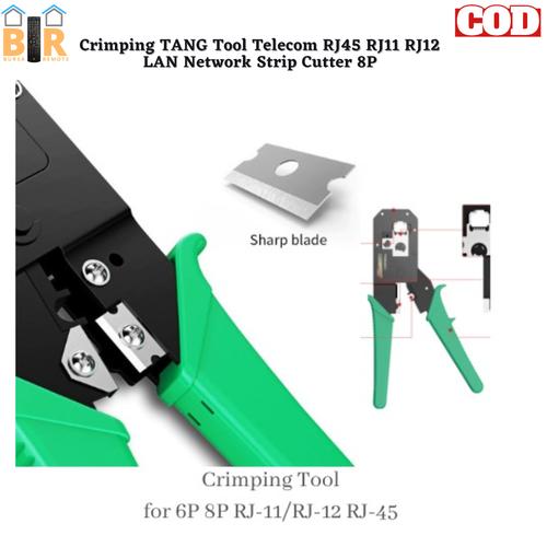 Promo Tang Krimping Tool Crimping TANG Telecom RJ45 RJ11 RJ12 LAN ...