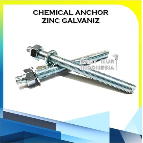 Jual CHEMICAL ANCHOR ZINC GALVANIS M12X160 - Kab. Bekasi - BAUTMUR ...