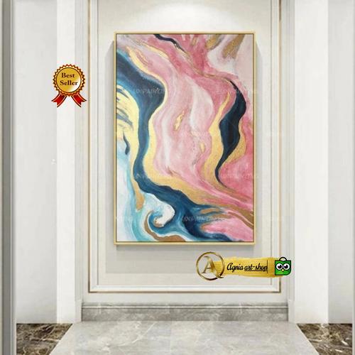 Jual lukisan abstrak modern - 80 cm x 120cm - Kab. Bandung - AGNIA art ...