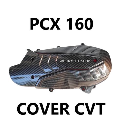 Jual Cover CVT PCX 160 Carbon Tutup CVT PCX 160 Cover CVT Honda PCX160 ...