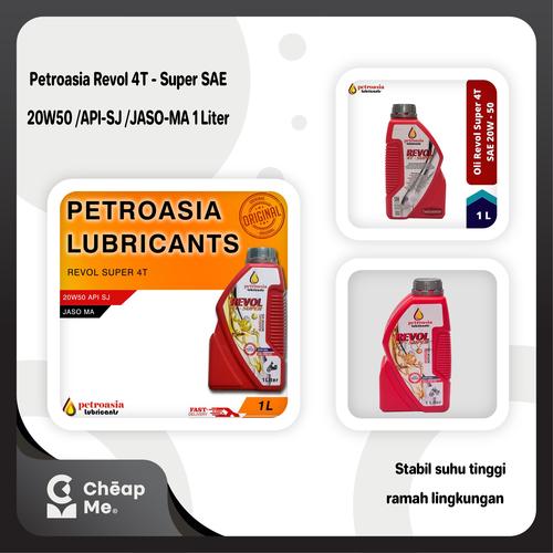 Jual Oli Motor Manual Petroasia Revol 4T Super SAE 20W50/API-SJ/JASO-MA 1L - Kab. Tangerang ...