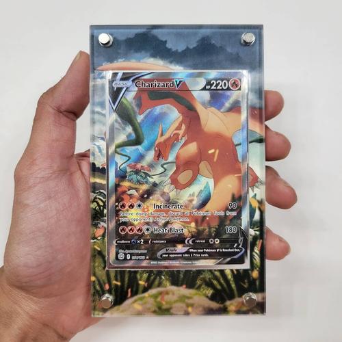 Jual Custom Display Acrylic Case Kartu Pokemon TCG Charizard Mewtwo PO ...