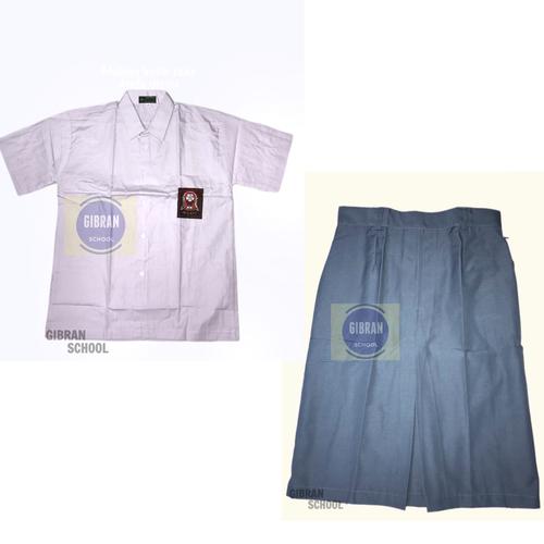 Jual Seragam Sekolah Setelan SMA Anak Perempuan Baju Pendek dan Rok ...
