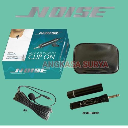 Jual Mic Clip on Kabel NOISE / Mic Jepit Kancing Kabel Panjang 10 Meter ...