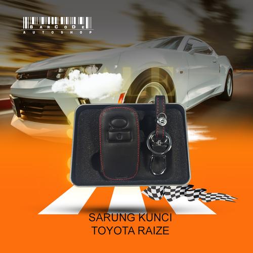 Jual Premium Leather Key Cover - Sarung Kunci Kulit Toyota Raize ...