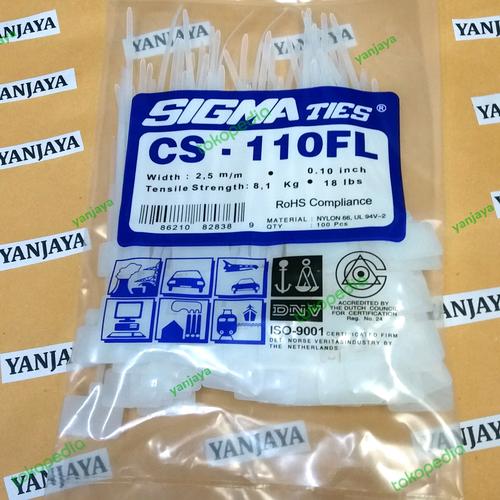 Jual sigma ties label CS-110FL/kabel ties label 110 sigma - Jakarta ...