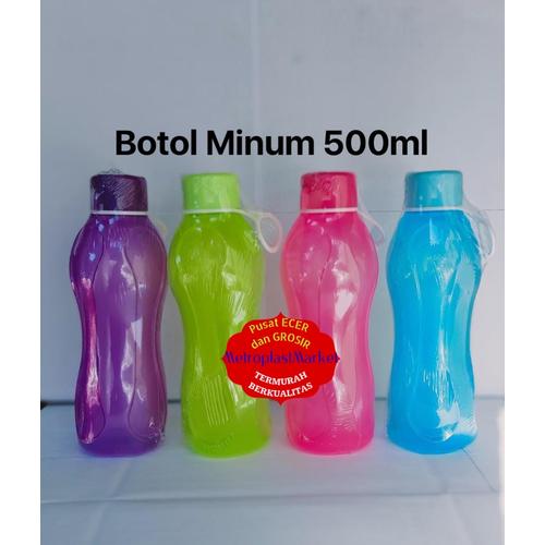 Jual Botol minum plastik 500ml Botol minum anak 500ml Bingkisan ulang ...