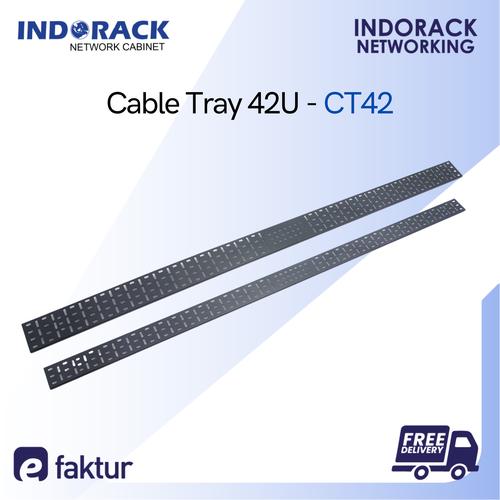 Jual Indorack Accesories Cable Tray 42U Rack Server Cable Management ...