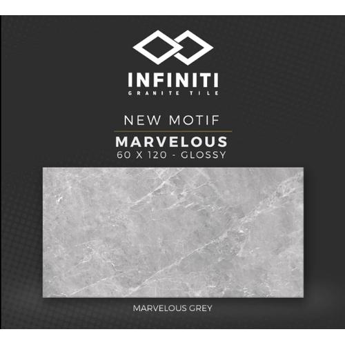 Jual MARVELOUS GREY GLOSSY UK.60X120 DINDING/LANTAI GRANITE INFINITI ...