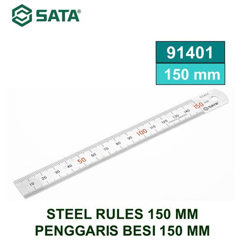 Jual PENGGARIS BESI STAINLESS 150 MM 91401 SATA TOOLS - Jakarta Barat ...