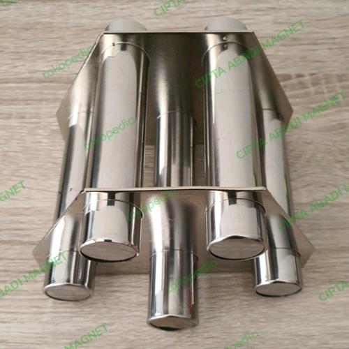 Jual Magnet Hopper 5 Bar / Magnet Separator / Magnetic Grate - D25 mm 5 ...