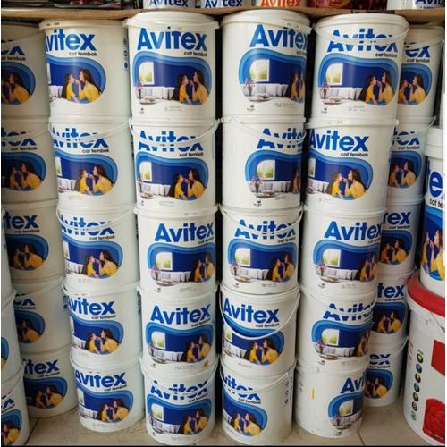 Jual Cat Avitex Avian tembok dinding 25kg / Cat Interior Pail Pel 25 kg ...