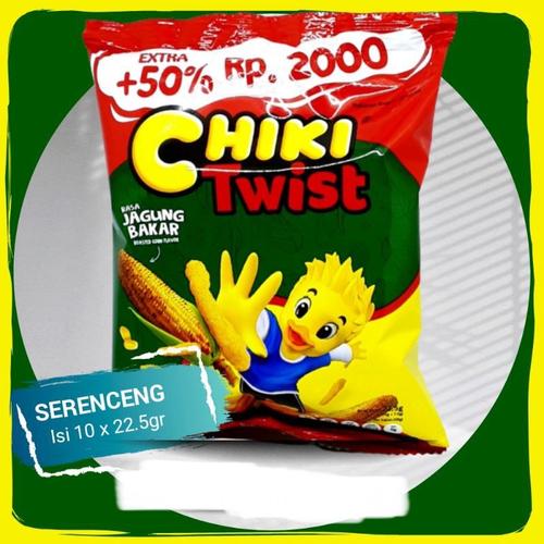 Jual Chiki twist 1 renceng isi 10 pcs x 15gr 15 gram - Krisbee jagung ...