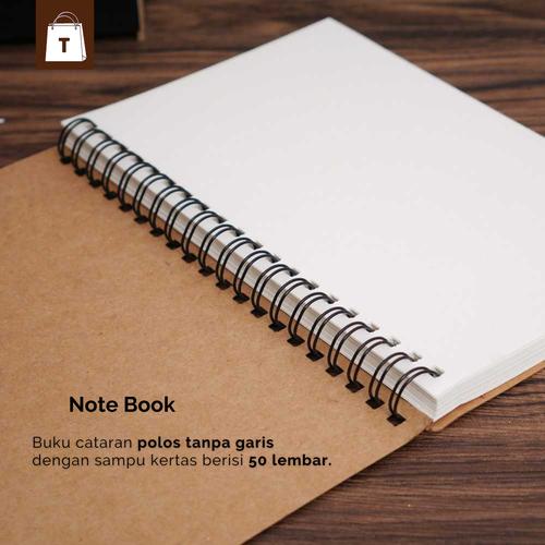 Jual Buku Catatan Sekolah Diary Book Notebook Sketchbook Polos Tanpa ...