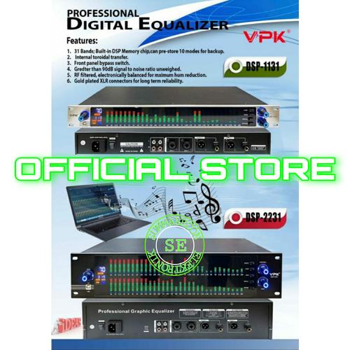 Jual equalizer digital original vpk dsp 1131 vpk dsp 2231 equalizer karaoke - Jakarta Barat ...