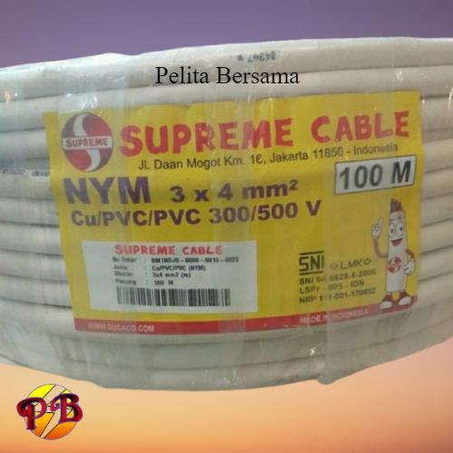 Jual Kabel NYM 3 x 4 mm Merk Supreme - 50 Meter - Jakarta Pusat - Toko Pelita Bersama | Tokopedia