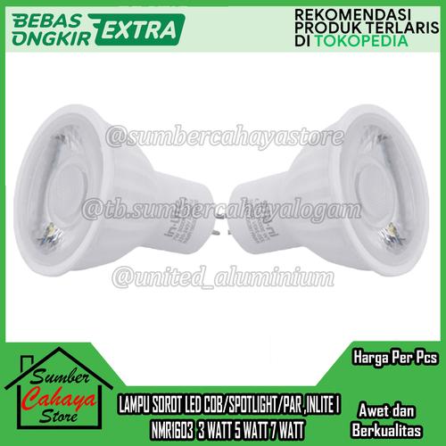 Promo LAMPU PUTIH LISTRIK SOROT LED SPOTLIGHT BOHLAM BOLA INLITE ...