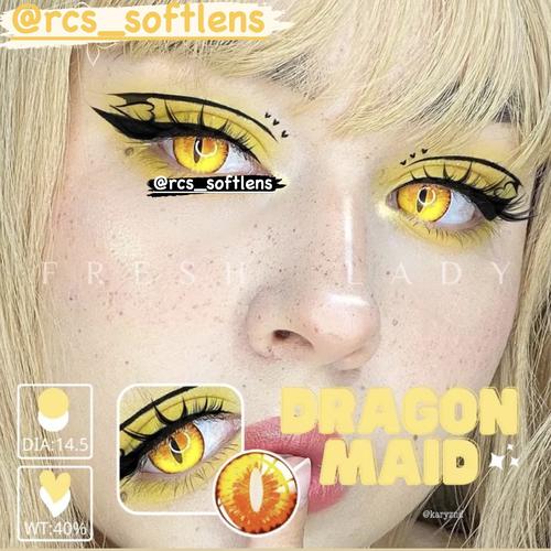 Jual RCS - Softlens cosplay halloween kuning Softlens - FLAME YELLOW ...