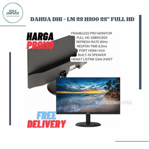 Jual Monitor Dahua 22inch DHI LM22 H200 Full HD HDMI VGA Speaker Ready CCTV - Kota Bandung ...