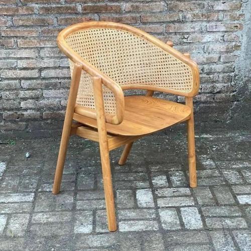 Jual KURSI CAFE KURSI KAYU JATI JEPARA MODEL ANYAMAN ROTAN KURSI ...