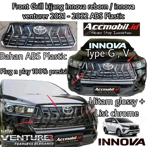 Jual Front grill kijang innova reborn / venturer 2021 on model alphard ...