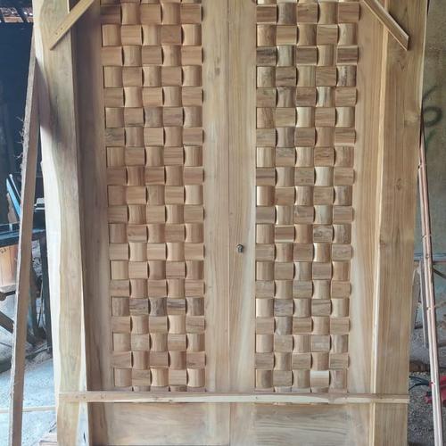 Jual pintu motif anyaman kayu jati - mentahan - Kab. Jepara - antique ...
