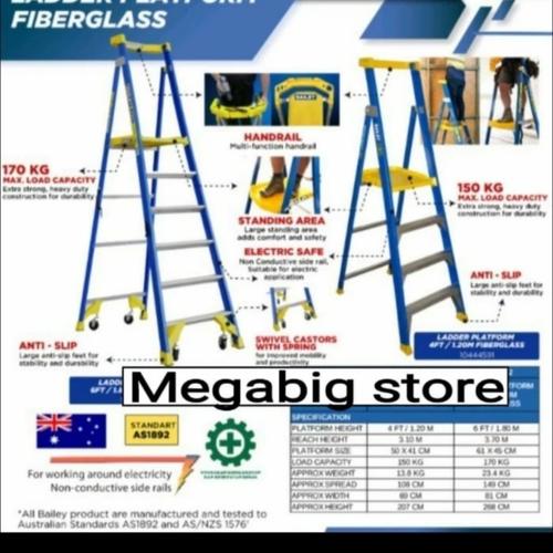 Jual Ladder Platform FIBERGLASS Krisbow 1,8 meter - Jakarta Barat ...