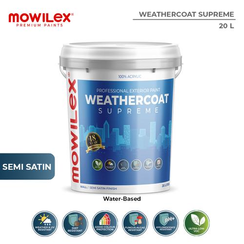 Promo Mowilex Weathercoat Supreme Cat Tembok Eksterior - 20 L Cicil 0% ...
