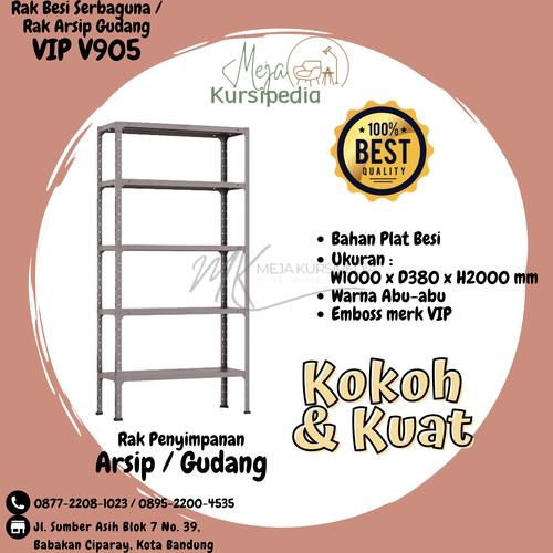 Jual Rak Besi Serbaguna VIP V905 / Rak Arsip / Rak Buku / Rak Gudang ...