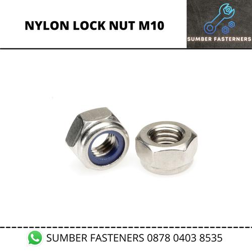 Jual Nylon Lock Nut M10 Galvanis/Besi Putih - Jakarta Utara - sumber ...
