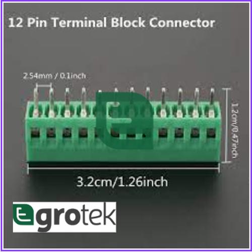 Jual Terminal Block KF128 2.54mm PCB Screw Terminal Block 2 Pin 3 Pin ...