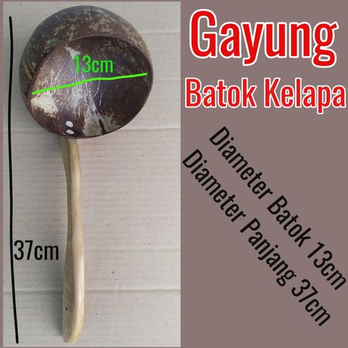 Jual Gayung Batok Kelapa Besar - Gayung Kayu Klasik Tradisional - Siwur ...