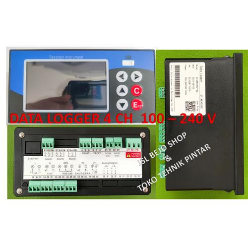 Jual Paperless Recorder Datalogger Multipurpose Analog Multi Input ...